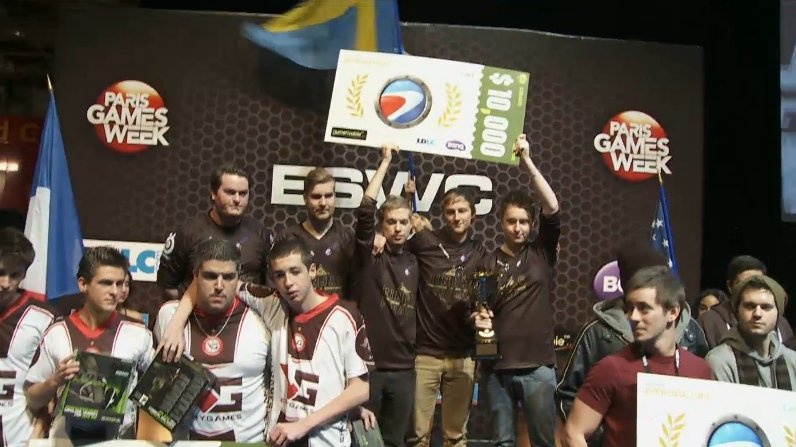 ESWC 2012 : Podium masculin de Counter-Strike : Global Offensive ...