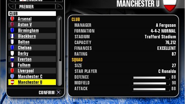 Images : Premier Manager 08 - Actualités du 05/07/2007 - jeuxvideo.com