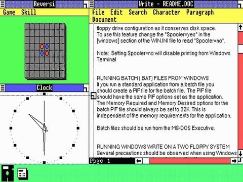 1985/92 : de Windows 1.0 à Windows 3.1 - L'histoire de Microsoft ...