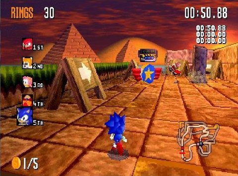 Sonic R / Saturn-PC (1997) - La série Sonic - jeuxvideo.com