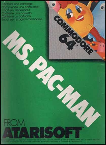 Ms. Pac-Man sur Commodore 64 - jeuxvideo.com