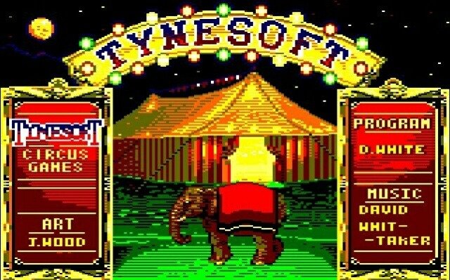 Circus Games sur Amstrad CPC - jeuxvideo.com