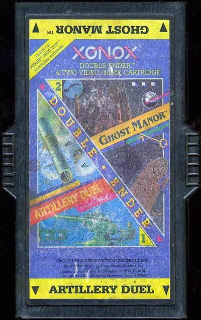 Xonox Double Ender: Artillery Duel and Ghost Manor sur Atari 2600 ...