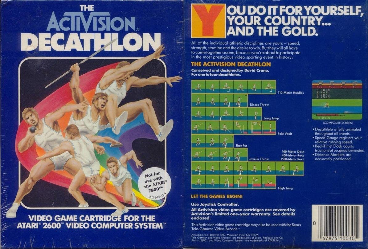 The Activision Decathlon sur Atari 2600 - jeuxvideo.com