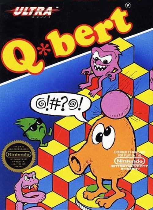 Q*bert sur Nes - jeuxvideo.com