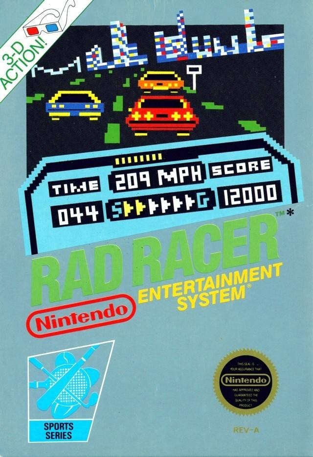 Rad Racer sur Nes - jeuxvideo.com
