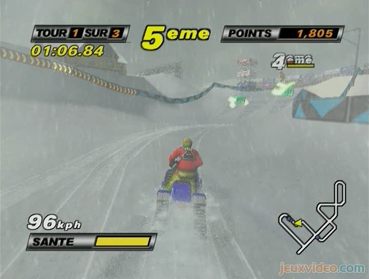 Gameplay Whiteout : Gare aux chutes - jeuxvideo.com