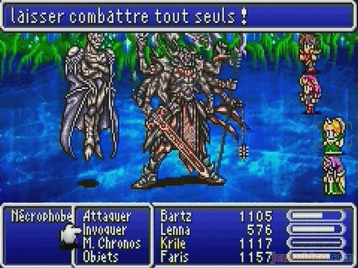 Gameplay Final Fantasy V Advance : Kamikaze ! - jeuxvideo.com