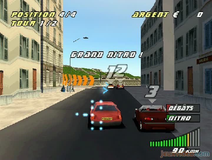 Gameplay Paris-Marseille Racing II : "Course" dans les rues parisiennes ...