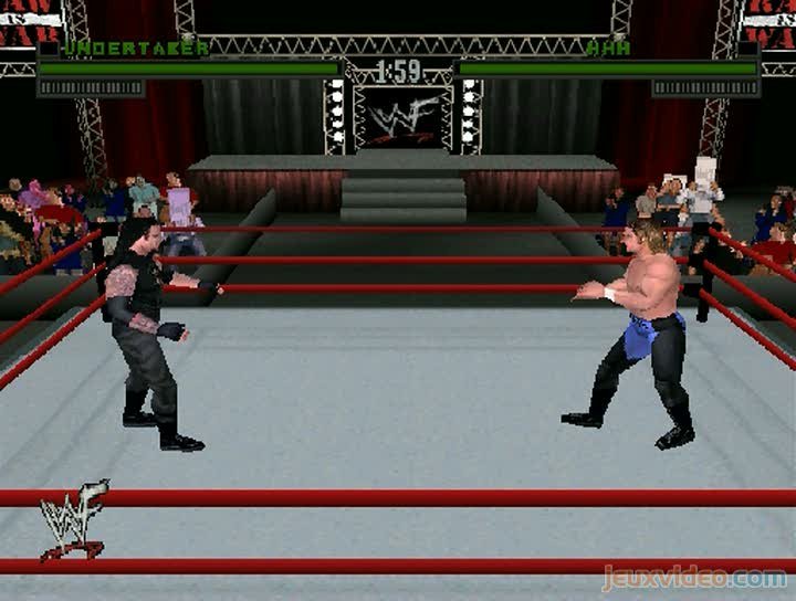 Gameplay WWF Attitude : Undertaker Vs Triple H - jeuxvideo.com