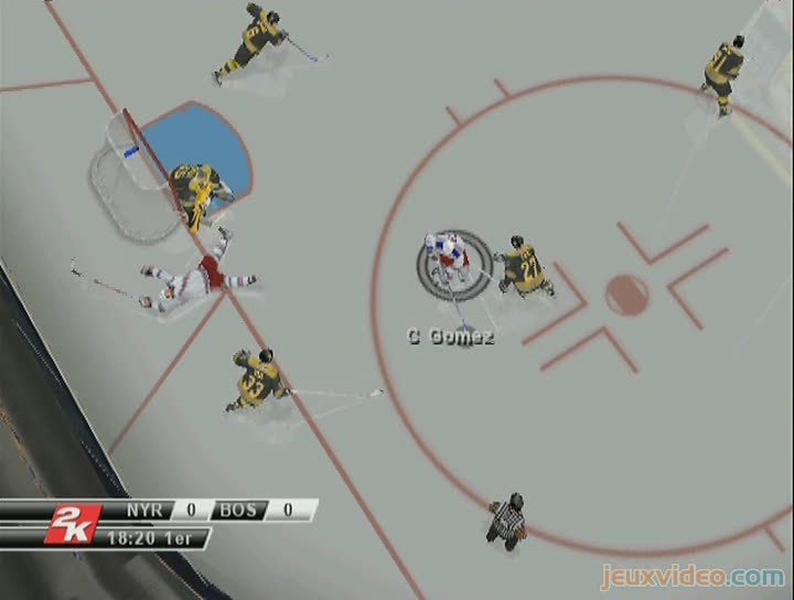 Gameplay NHL 2K8 : Boston Bruins contre New-York Rangers - jeuxvideo.com