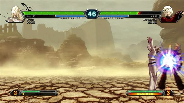 Gameplay The King of Fighters XIII : Saiki en action #2 - jeuxvideo.com