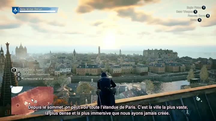 Gameplay Assassin's Creed Unity : Gamescom 2014 : Gameplay commenté ...