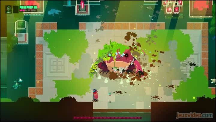 Gameplay Hyper Light Drifter : Un combat de boss épique - jeuxvideo.com