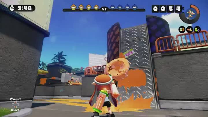 Gameplay Splatoon : C'est la guerre ! - jeuxvideo.com