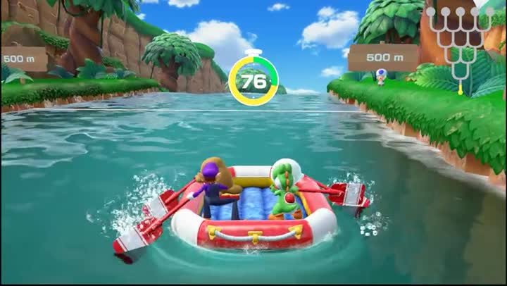 Gaming Live Super Mario Party : Le mode rafting, à quatre - jeuxvideo.com