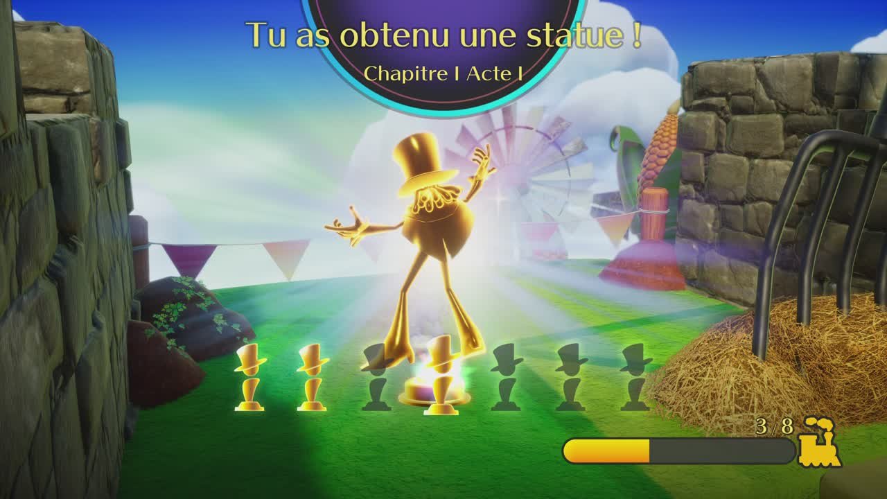 Gameplay Balan Wonderworld : Découverte du premier niveau de la démo ...