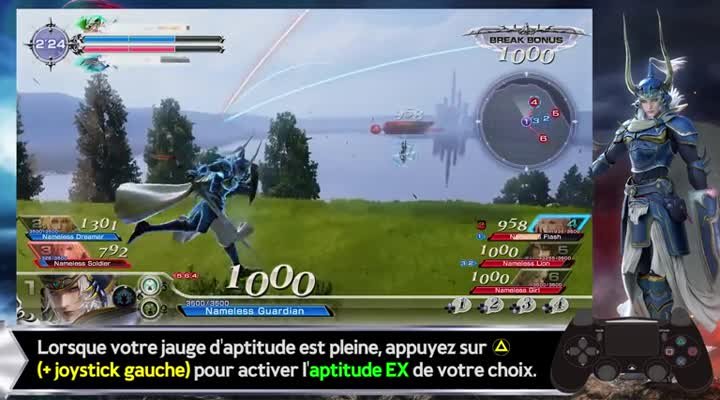 Gameplay Dissidia : Final Fantasy NT - Le gameplay expliqué avec un ...