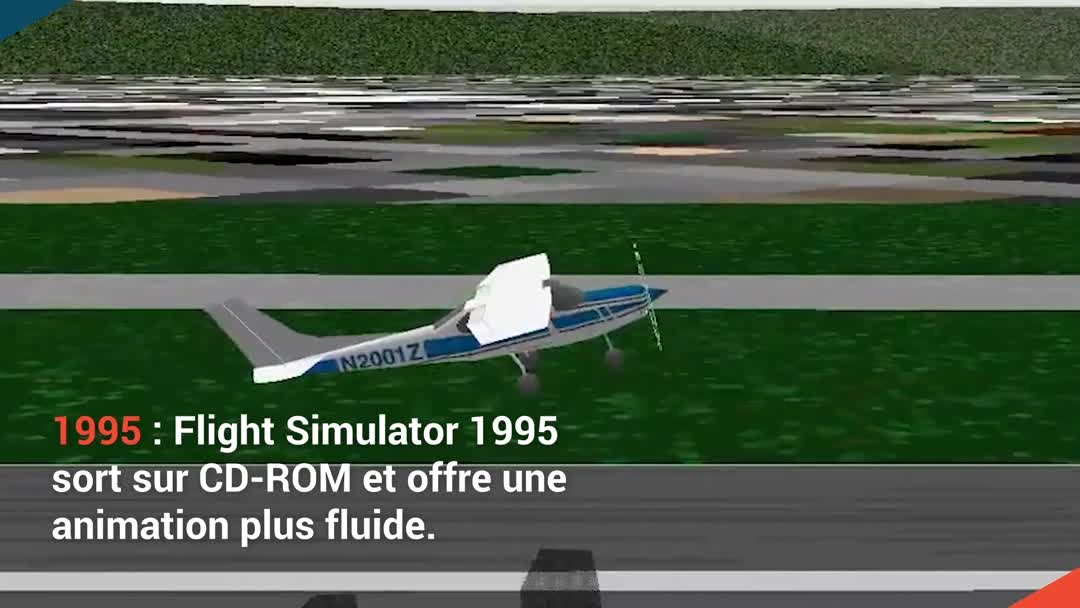 Extrait Flight Simulator : retour sur 41 ans d'évolutions techniques ...