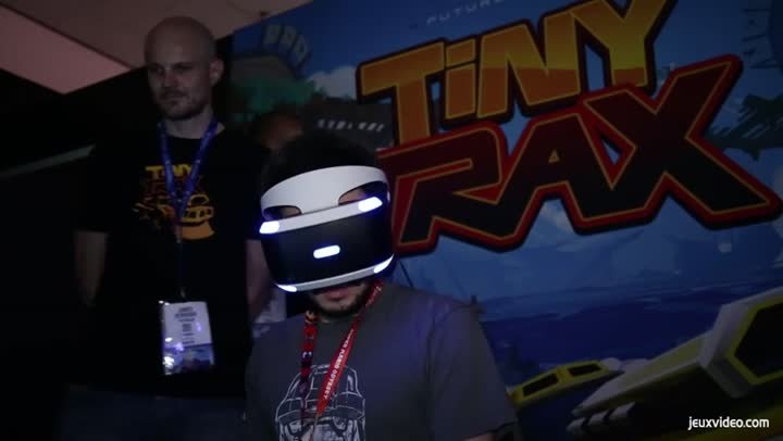 Reportage Tiny Trax : Un vrai jeu d'enfant en VR - E3 2017 - jeuxvideo.com