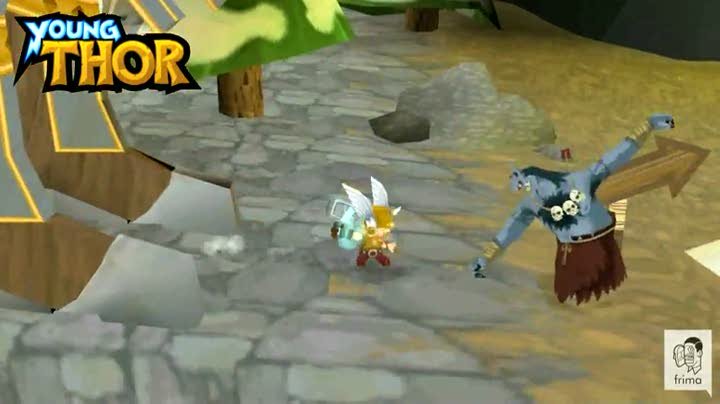 Bande-annonce Young Thor : Trailer sur PSP - jeuxvideo.com