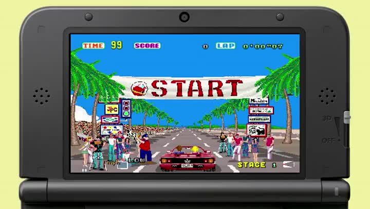 Bande-annonce 3D Out Run pavane sur l'eShop - jeuxvideo.com