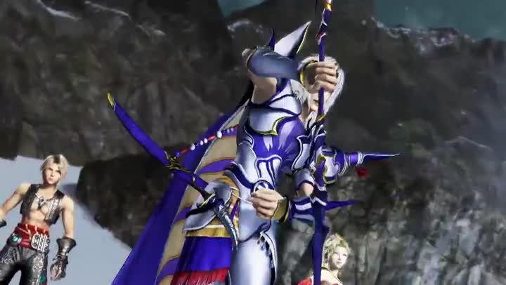 Bande-annonce Dissidia : Final Fantasy affiche Cécil Harvey - jeuxvideo.com