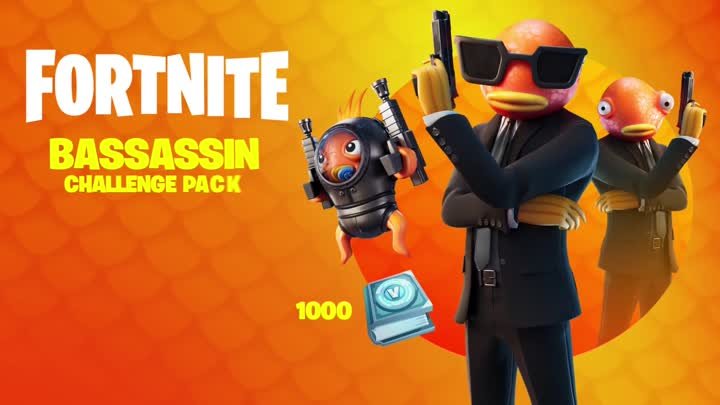 Bande-annonce Fortnite lance son Bassassin Challenge Pack - jeuxvideo.com