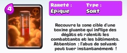 Carte Poison : présentation et statistiques détaillées - Astuces et ...