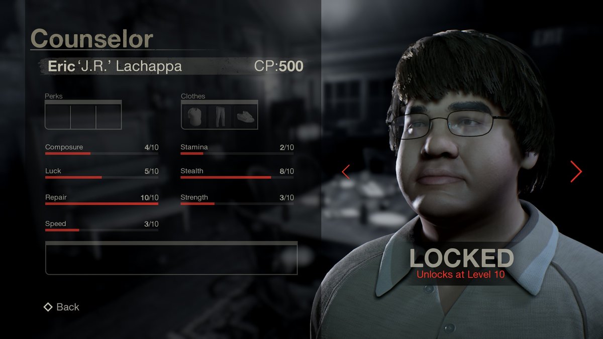 Eric “J.R.” Lachappa - The Nerd - Astuces et guides Friday the 13th ...