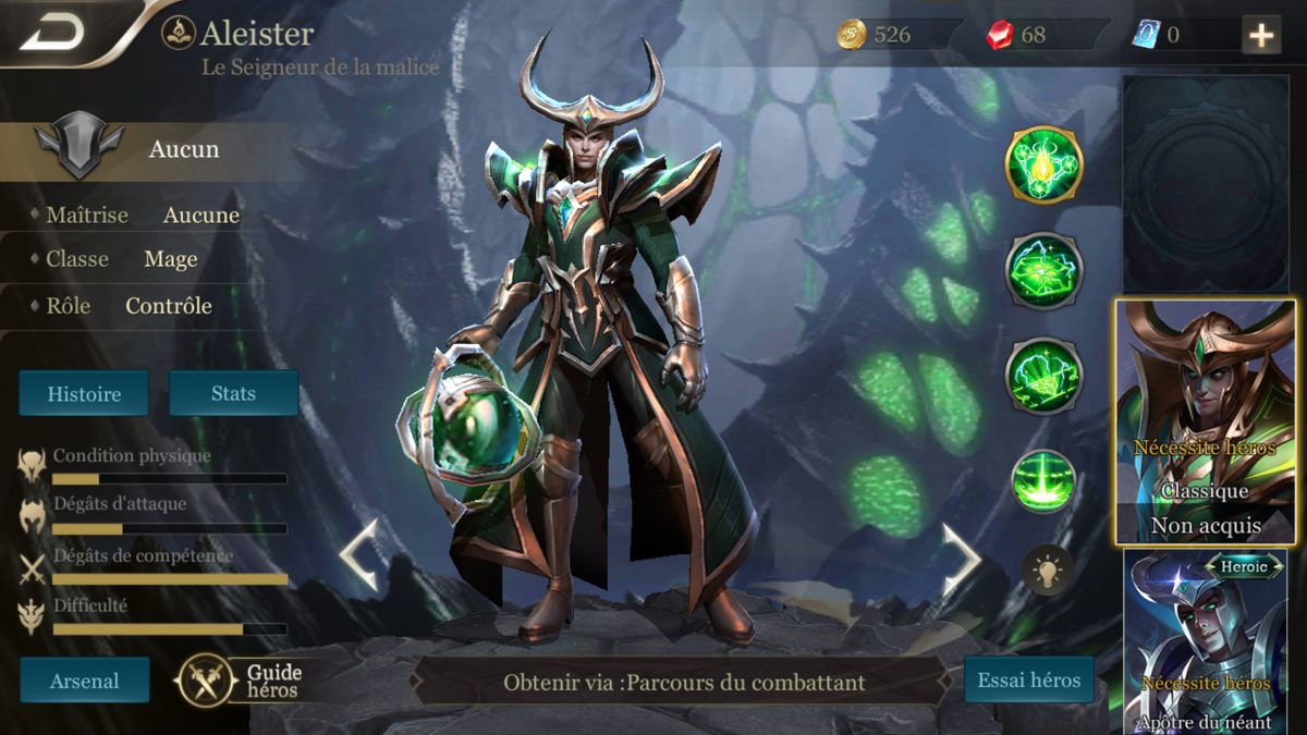 Aleister - Astuces et guides Arena of Valor - jeuxvideo.com
