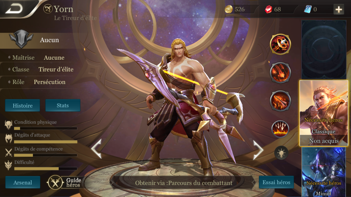 Yorn - Astuces et guides Arena of Valor - jeuxvideo.com
