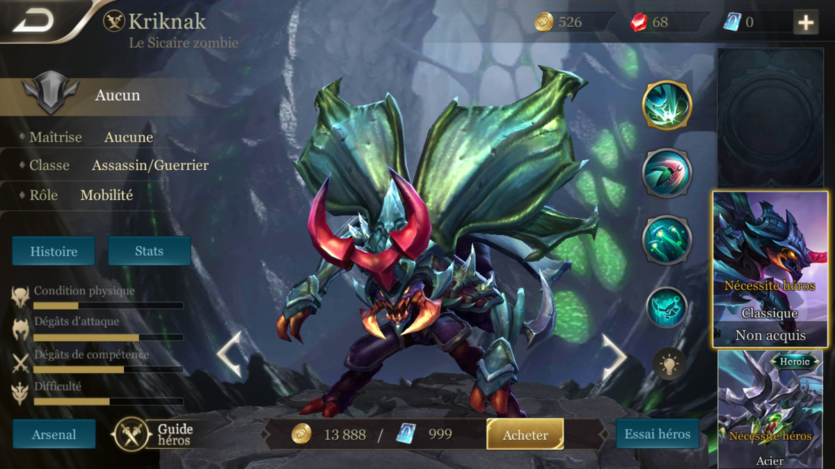 Kriknak - Astuces et guides Arena of Valor - jeuxvideo.com