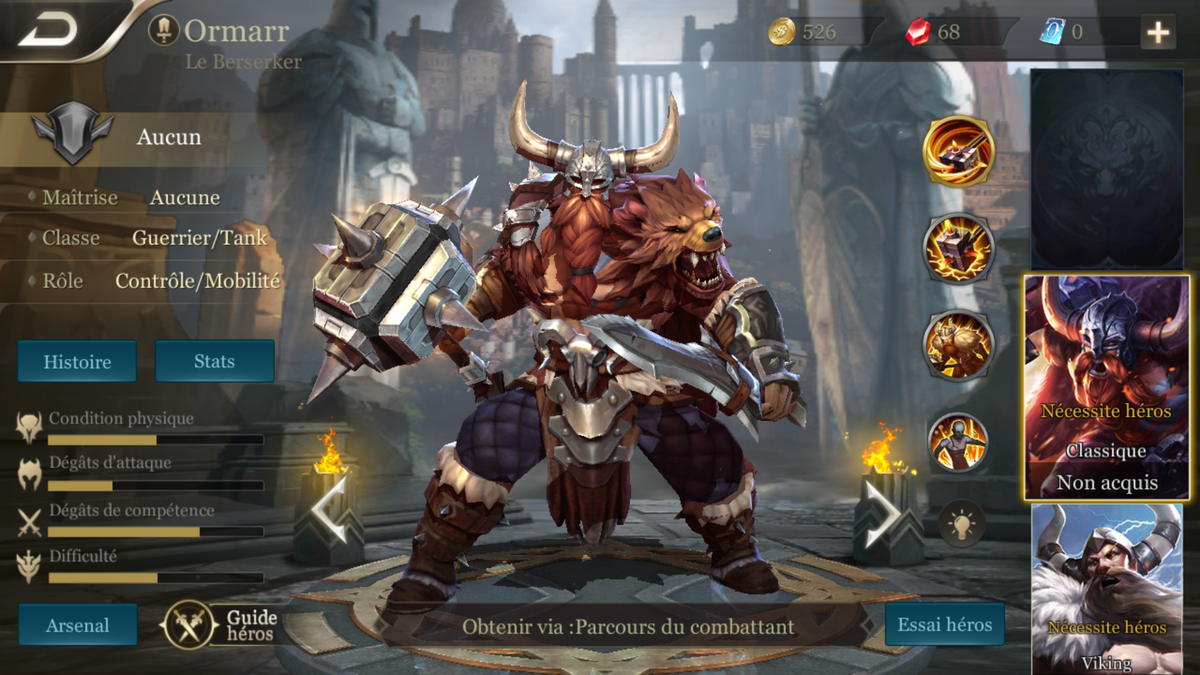 Ormarr - Astuces et guides Arena of Valor - jeuxvideo.com