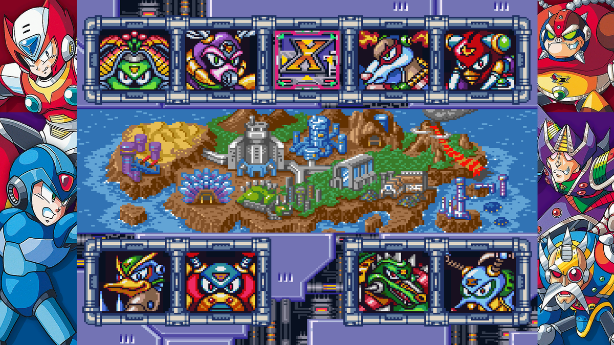 Armes et localisations - Mega Man X2, mots de passe, passwords, soluce ...