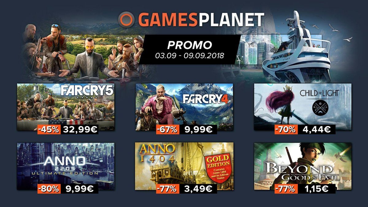 Pour fêter la rentrée, Gamesplanet vous a préparé de nouvelles ...