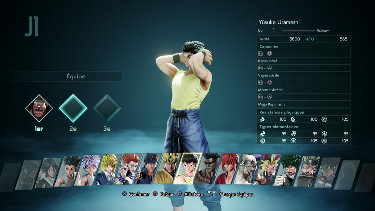 Yusuke - Guide Jump Force : personnages, combos, soluce - jeuxvideo.com