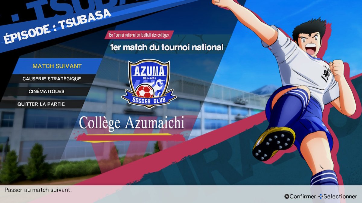 Match contre Azumaichi - Solution complète Captain Tsubasa : Rise of ...