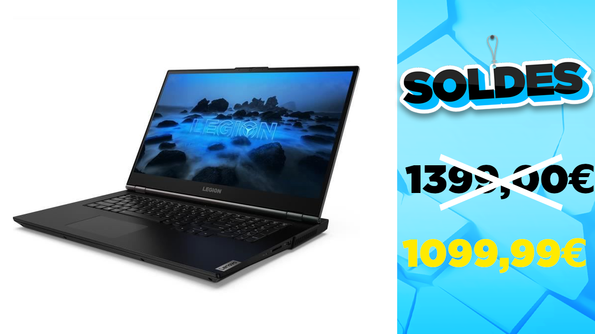 Soldes d'hiver 2021 : Le portable gamer Lenovo Legion Ryzen 5 16Go RAM RTX 2060 à 1099,99 ...