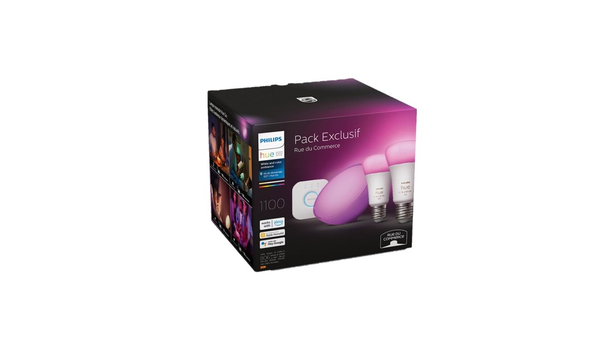 Soldes 2023 : grosse promo sur ce kit de lampes connectées Philips Hue ...