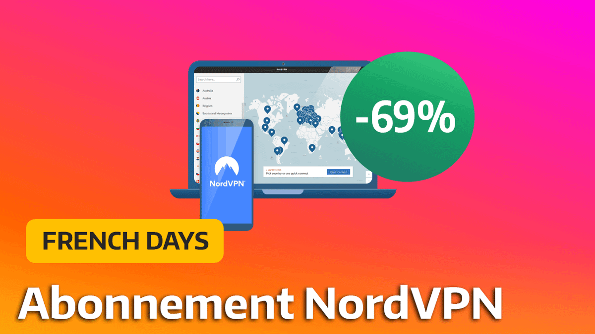 French Days NordVPN : l'abonnement est à seulement 3,08 euros, pour de ...