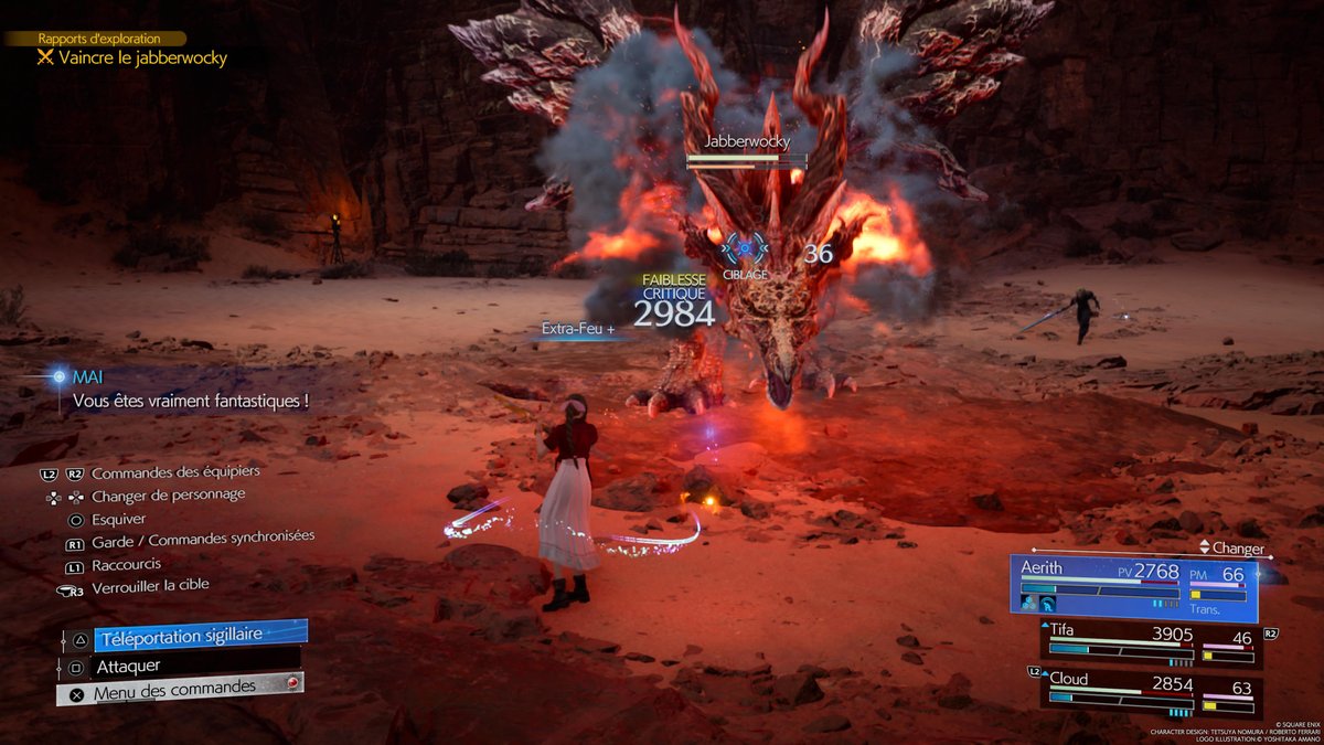 Dragon diabolique FF7 Rebirth : comment terminer le rapport secret de ...