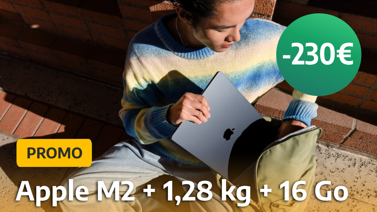 Le Apple MacBook Air M2 est en promotion de 230 € chez ce marchand ...