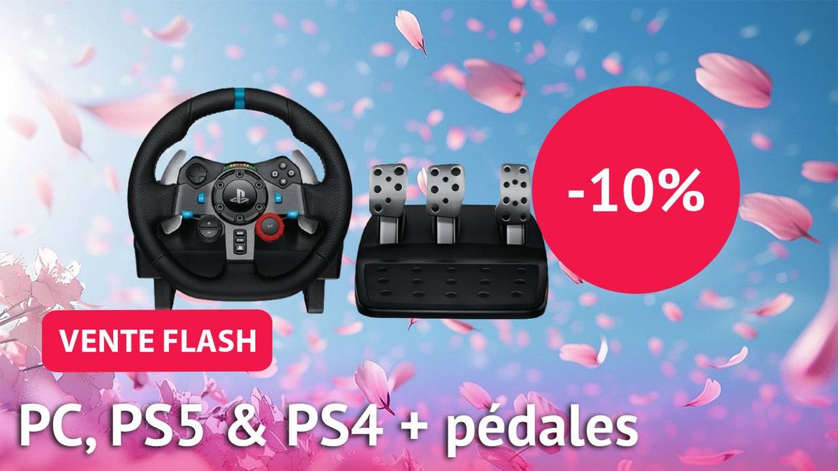 Le volant gaming Logitech G29 écrase son prix pendant les ventes flash ...