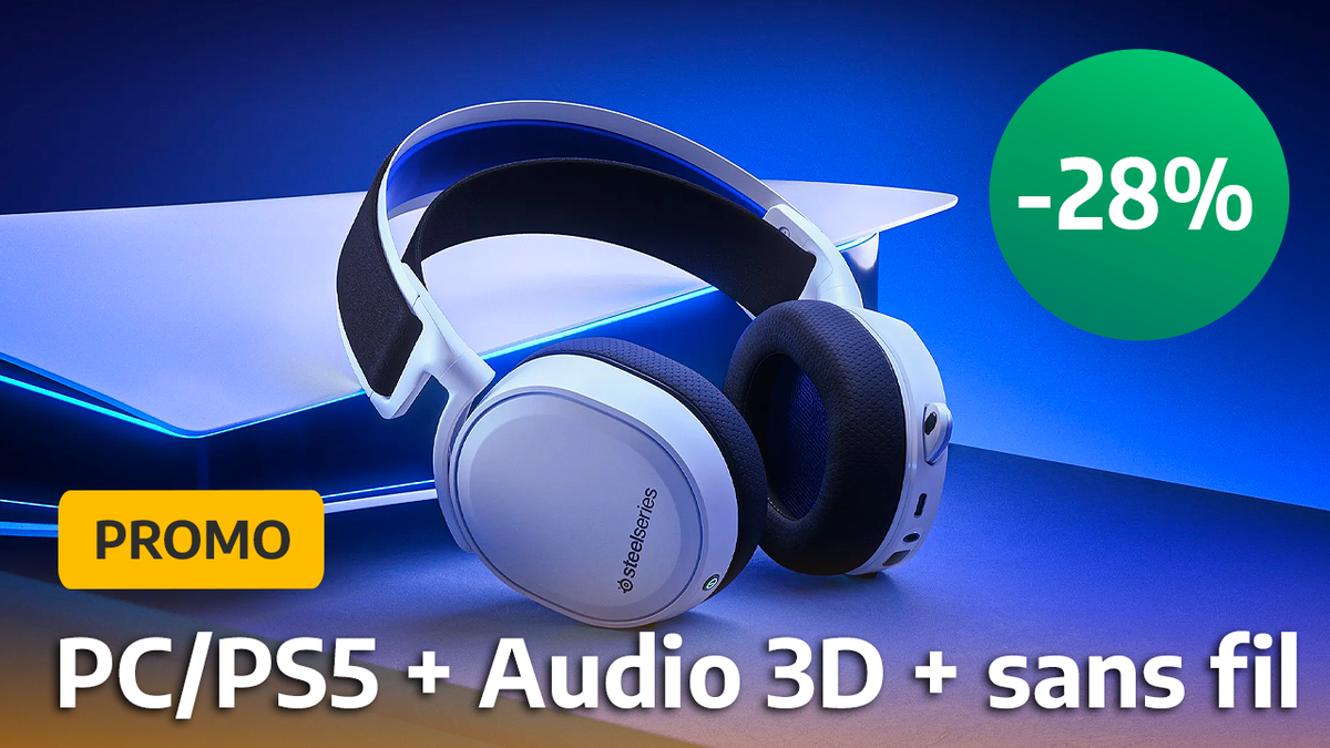 Promo Casque Sans Fil Le Steelseries Arctis 7p Est à 28