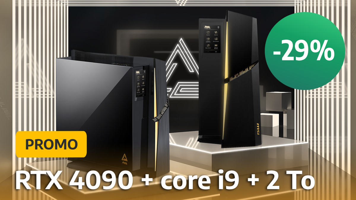Ce PC gamer monstrueux avec une RTX 4090, un Core i9, 64 Go de RAM et 2 ...