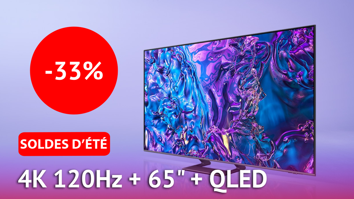 Samsung Q72D : La TV 4K QLED de 65 pouces est en promotion à -33% ...