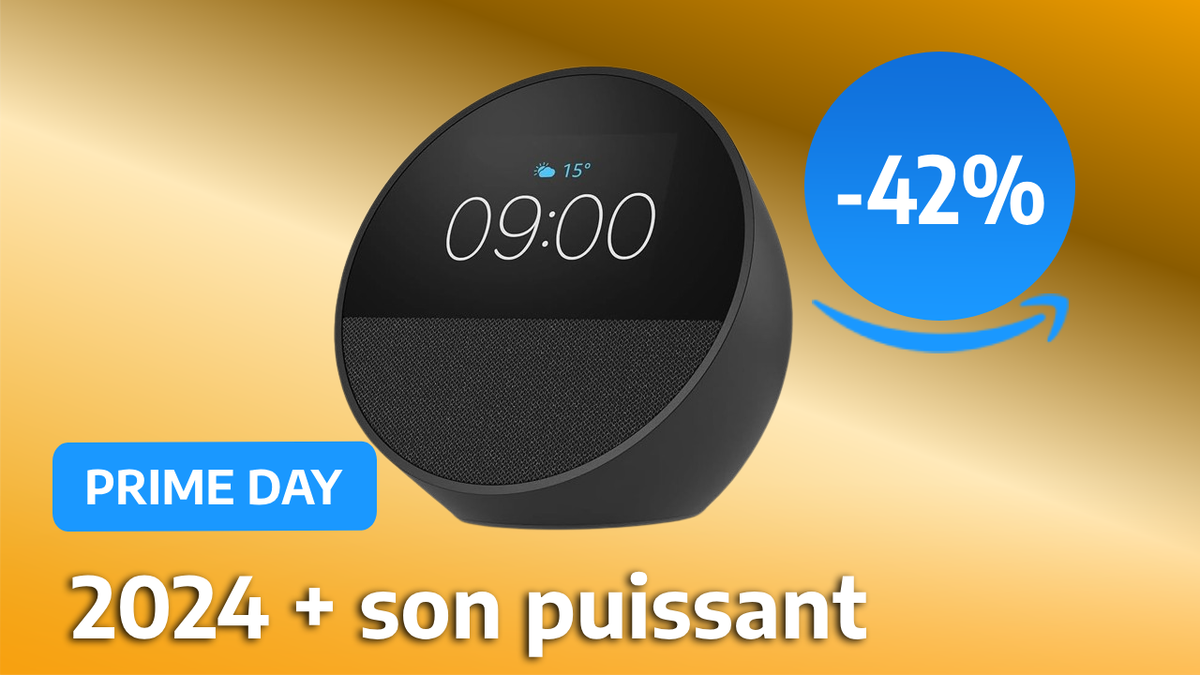 Le nouveau radio réveil connecté Echo Spot d'Amazon en promo à -40% est la meilleure vente des ...