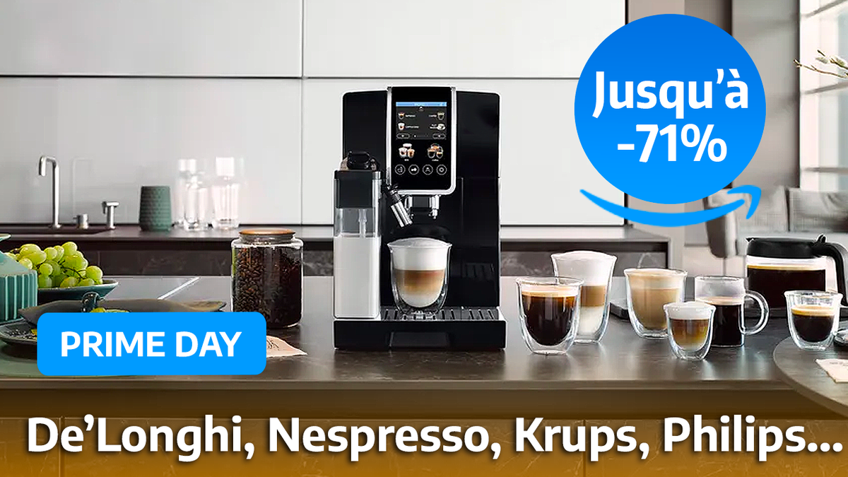 Les meilleures offres machine à café du Prime Day : petits prix sur les ...