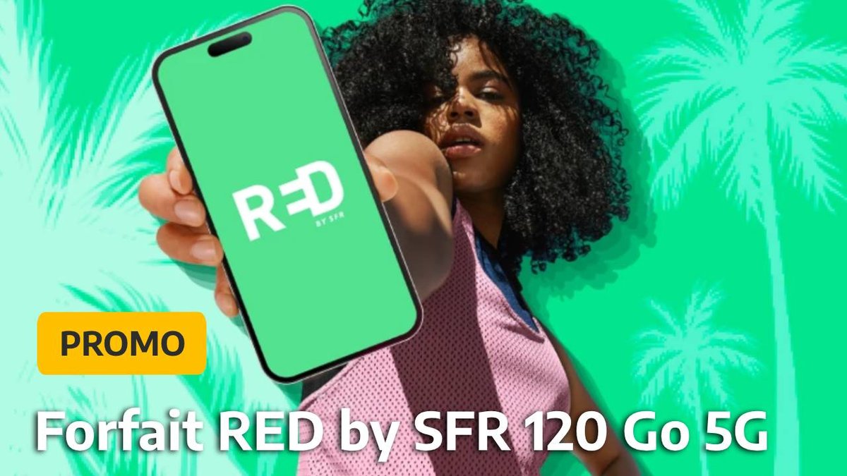 Forfait mobile : RED by SFR dégaine une offre canon avec 120 Go d ...
